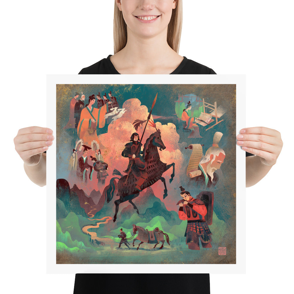 1: Ballad of Mulan | Art Print – LOCKETTOPIA