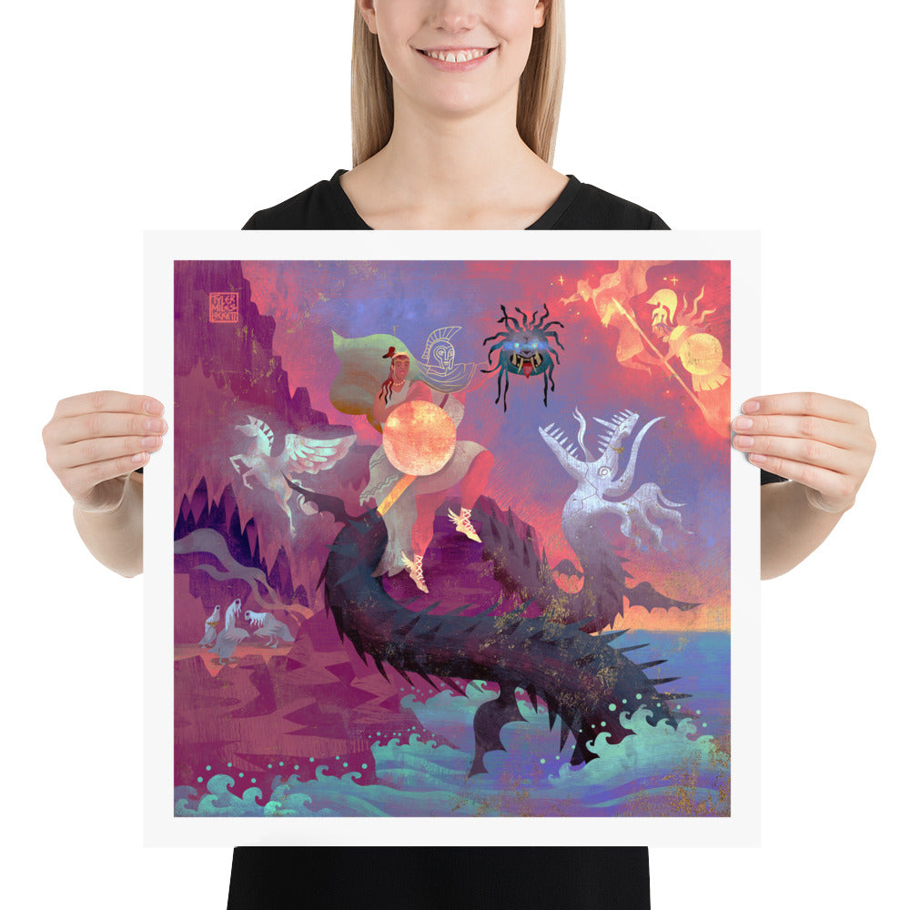 1: The Quest for the Gorgon Head | Art print – LOCKETTOPIA